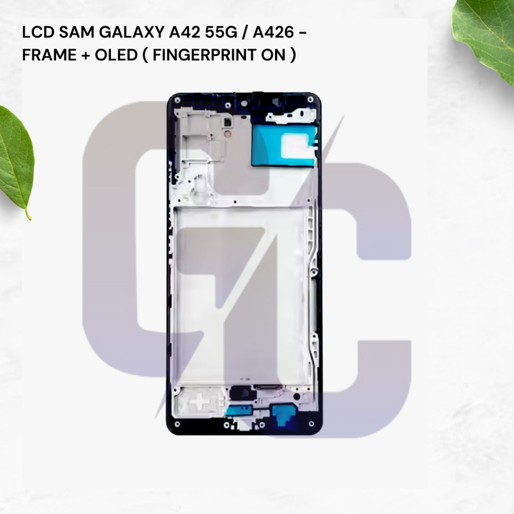 Jual LCD SAM A42 5G + FRAME OLED MEETOO BLACK / A426 FINGERPRINT ...