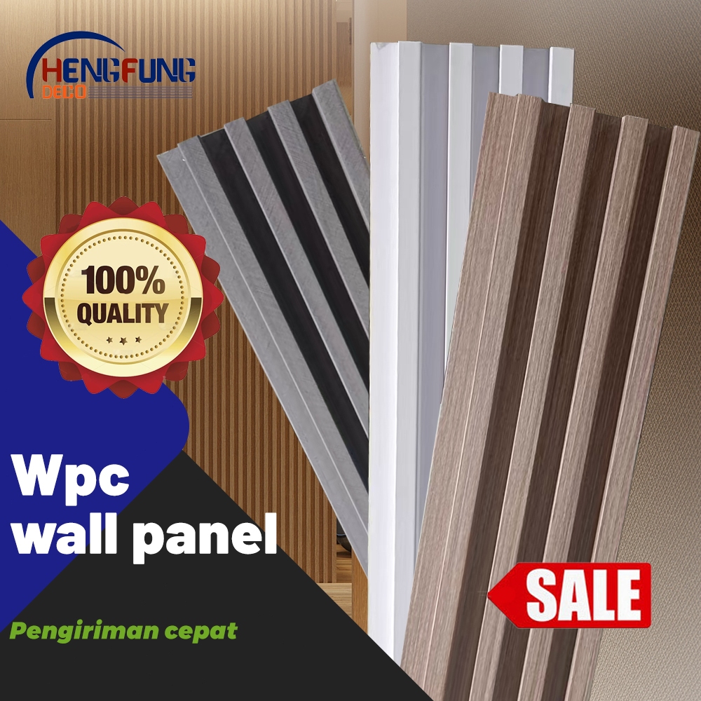 Jual WALL WPC WOOD PANEL WALLPANEL WPC PVC KAYU DINDING UKURAN 2,95 ...