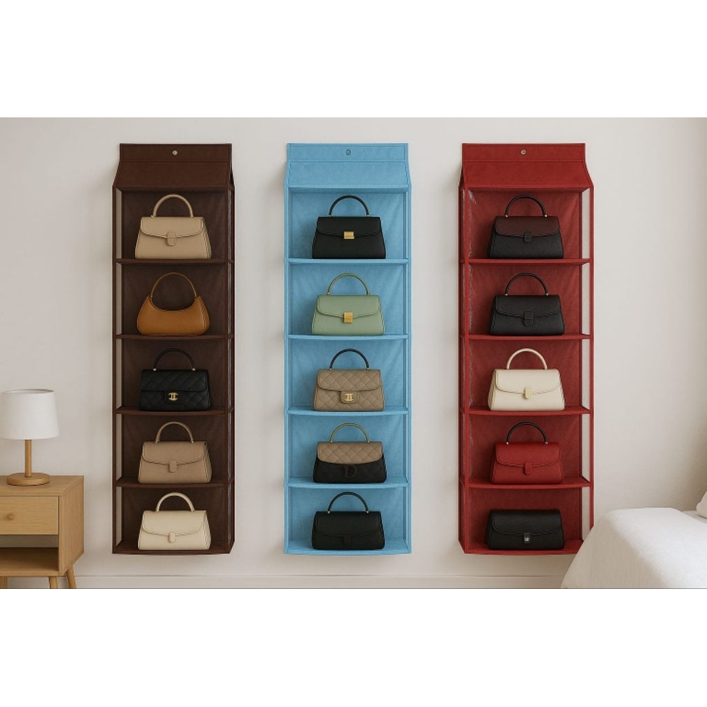 Jual Rak Tas Premium Tebal/Rak Gantung Tas Premium Jumbo/Rak Tas Polos ...