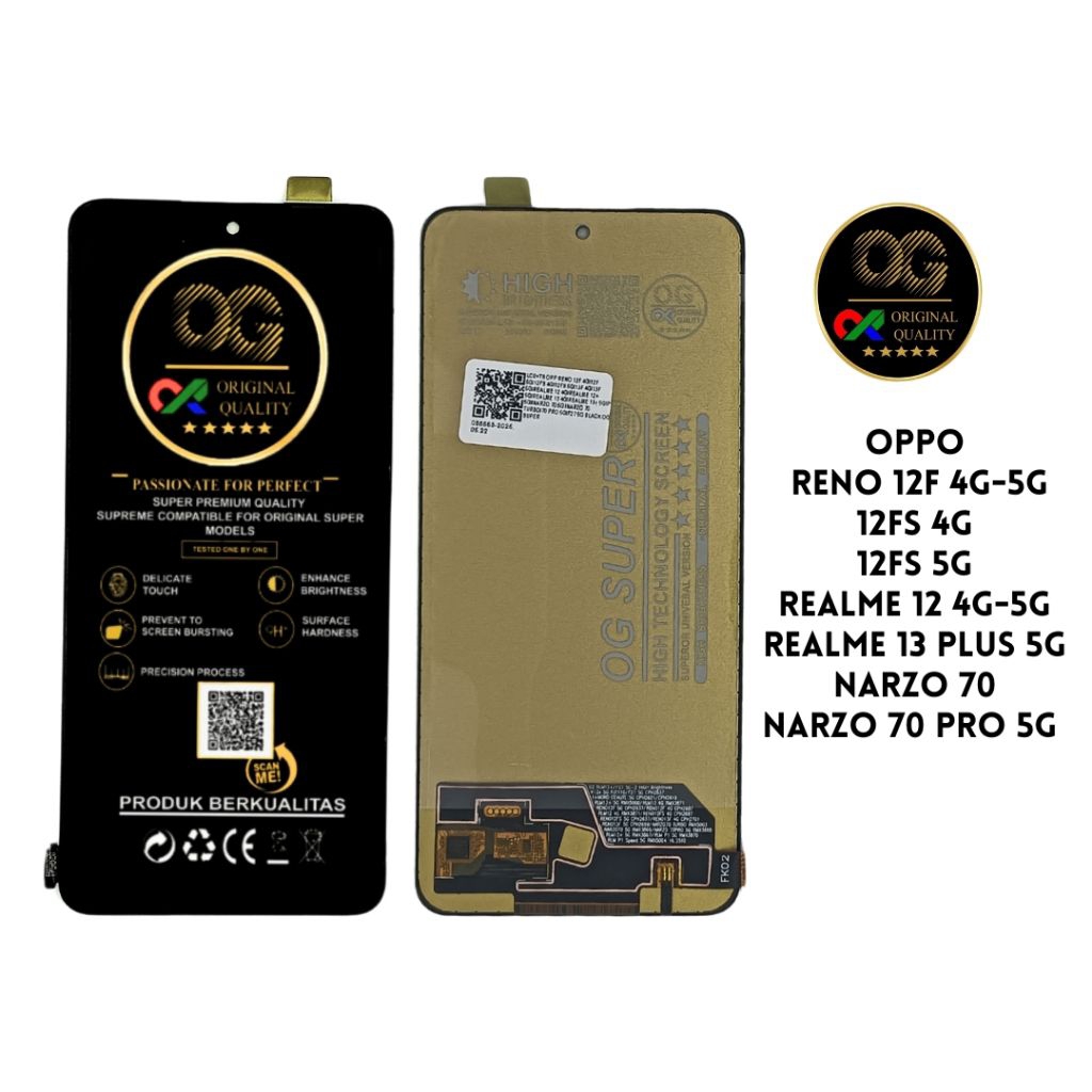 Jual LCD TOUCHSCREEN OPPO RENO 12F (4G- 5G) / 12FS ( 4G-5G) / REALME 12 ...