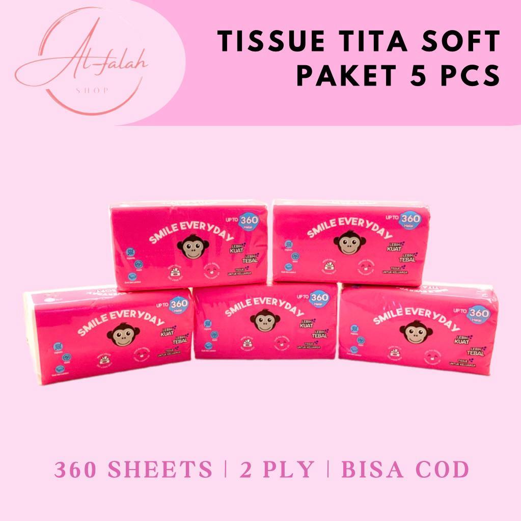 Jual 5 pcs - Tisu Tita Soft 360 Sheet Tisu Wajah Facial Tissue Tisu ...