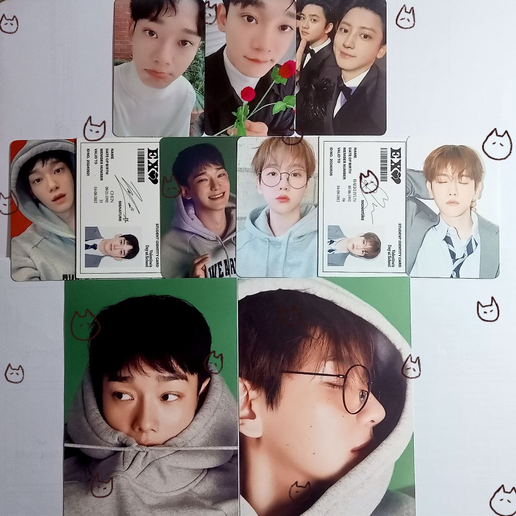Jual PC PHOTOCARDS EXO EXIST SG24 WVS SHOP CHEN BAEKHYUN CHANYEOL ...
