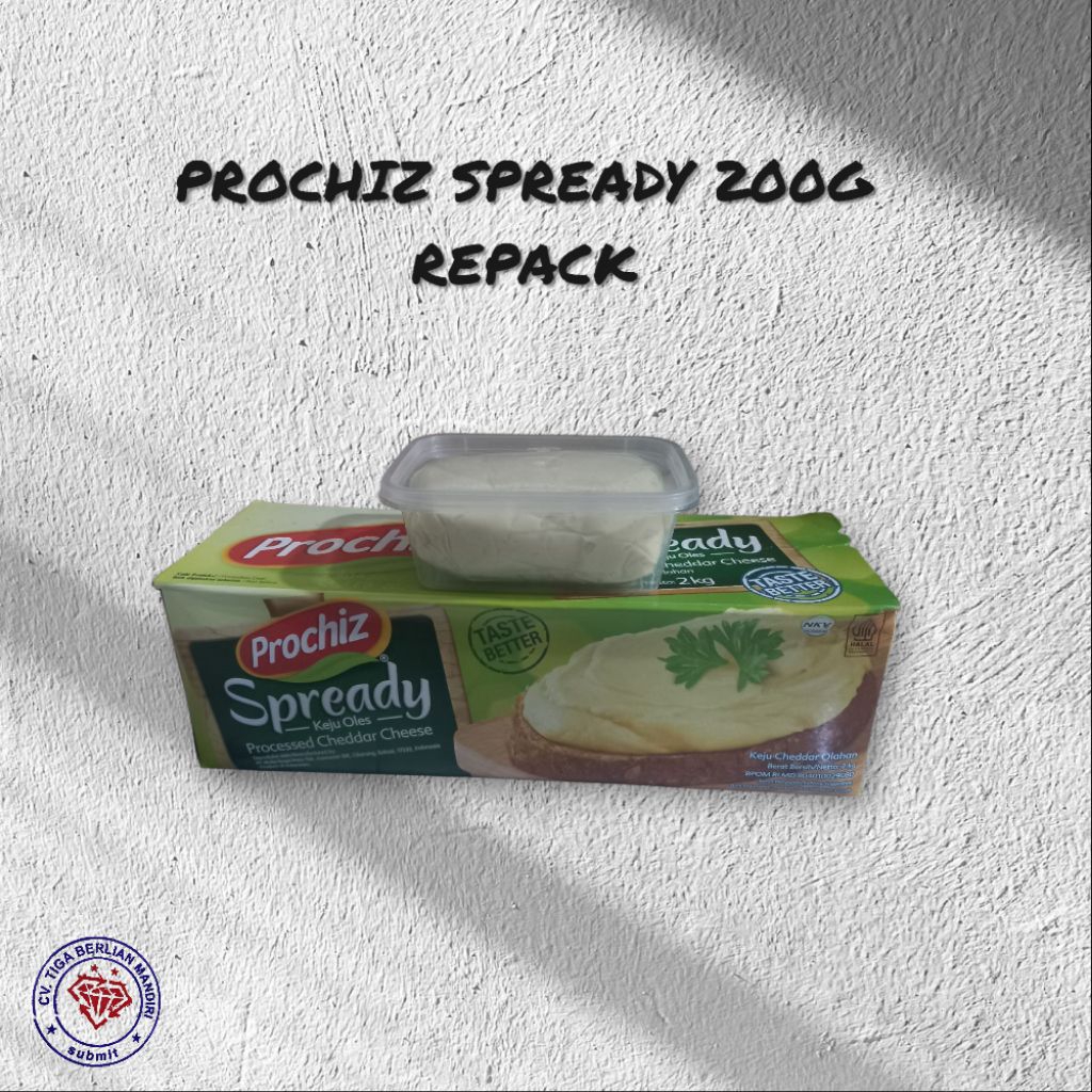 Jual PROCHIZ SPREADY 200G KEMASAN REPACK (plastik) | Shopee Indonesia