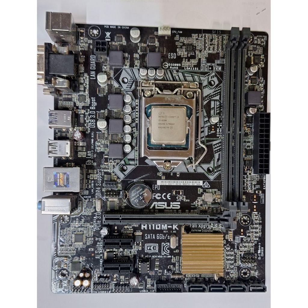 Jual Paket proceaor i5 7500/i5 6500/i3 7100/i3 6100 + Asus H110 | Shopee Indonesia