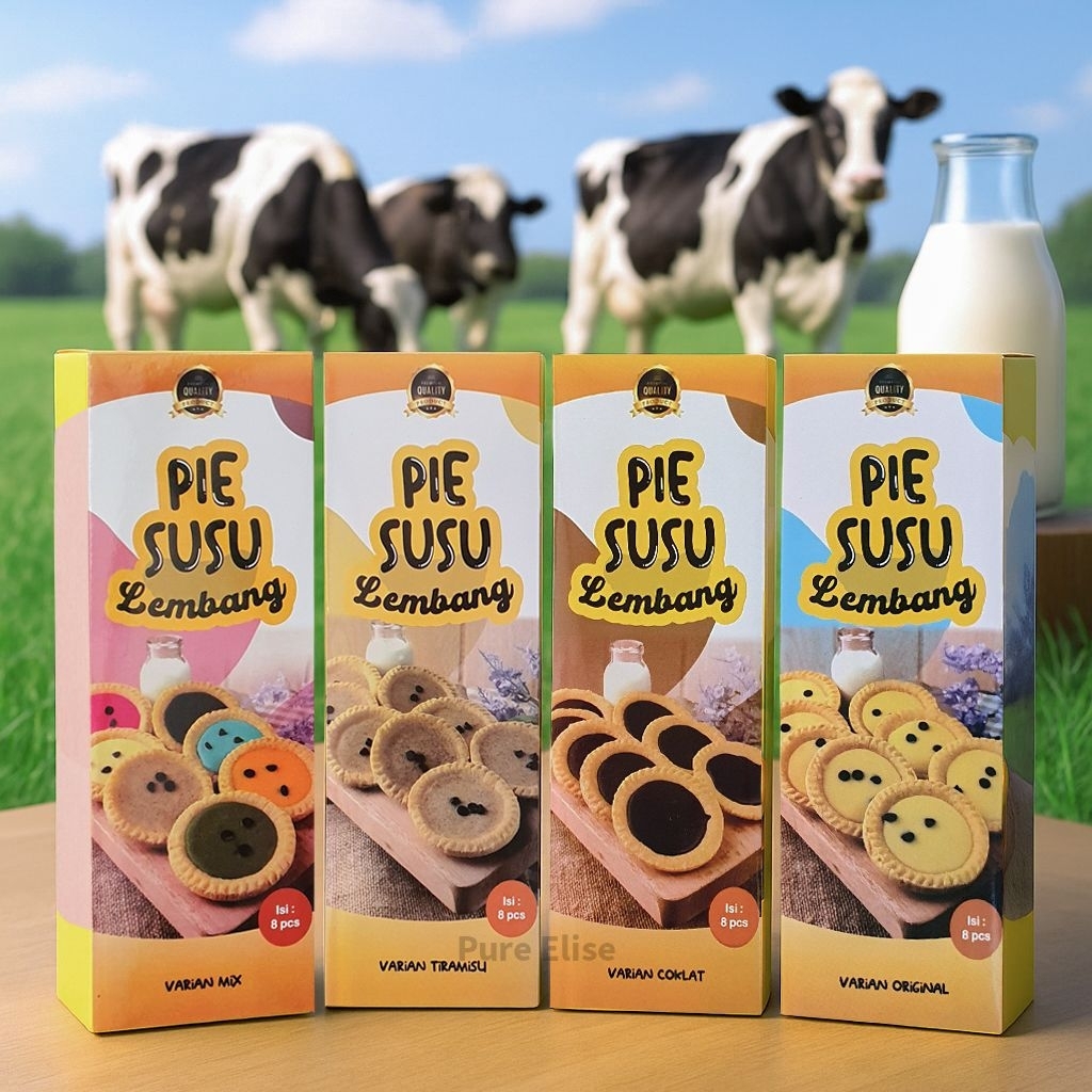 Jual Pie Susu Lembang Original, Mix, Cokelat | Oleh-Oleh Khas Bandung ...