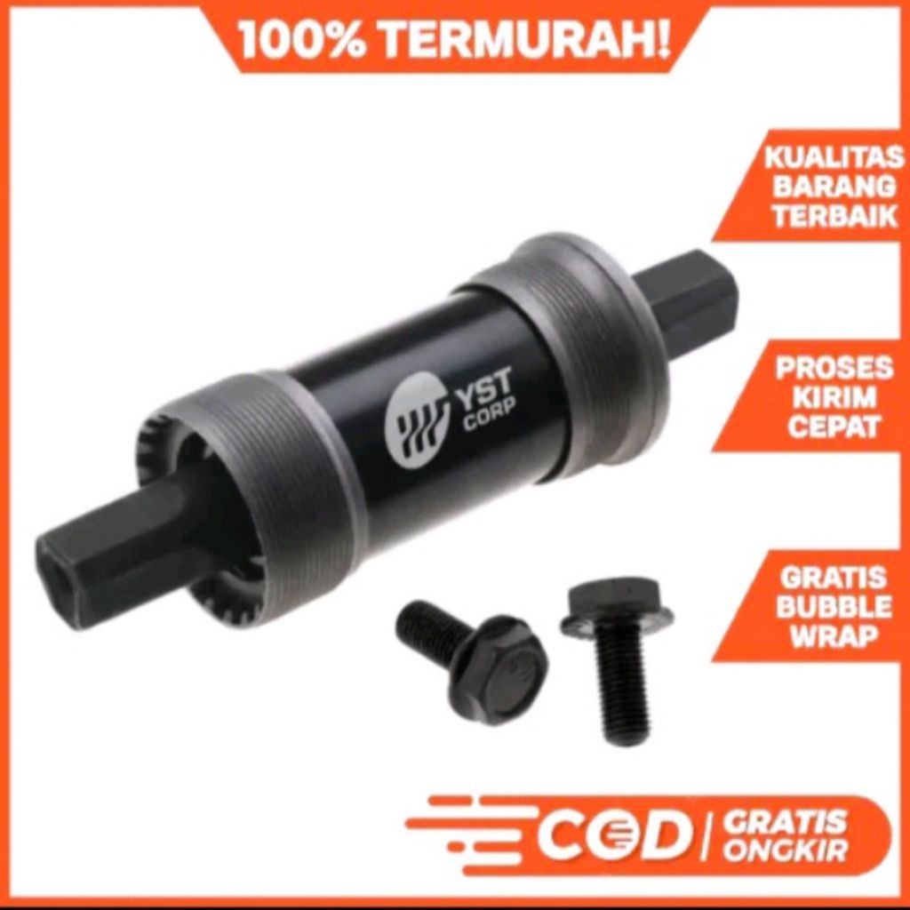 Jual Bottom Bracket YST BB Sepeda Kotak Bearing Panjang 113.5L BB BOTOM BRACKET SEPEDA SEALED ...