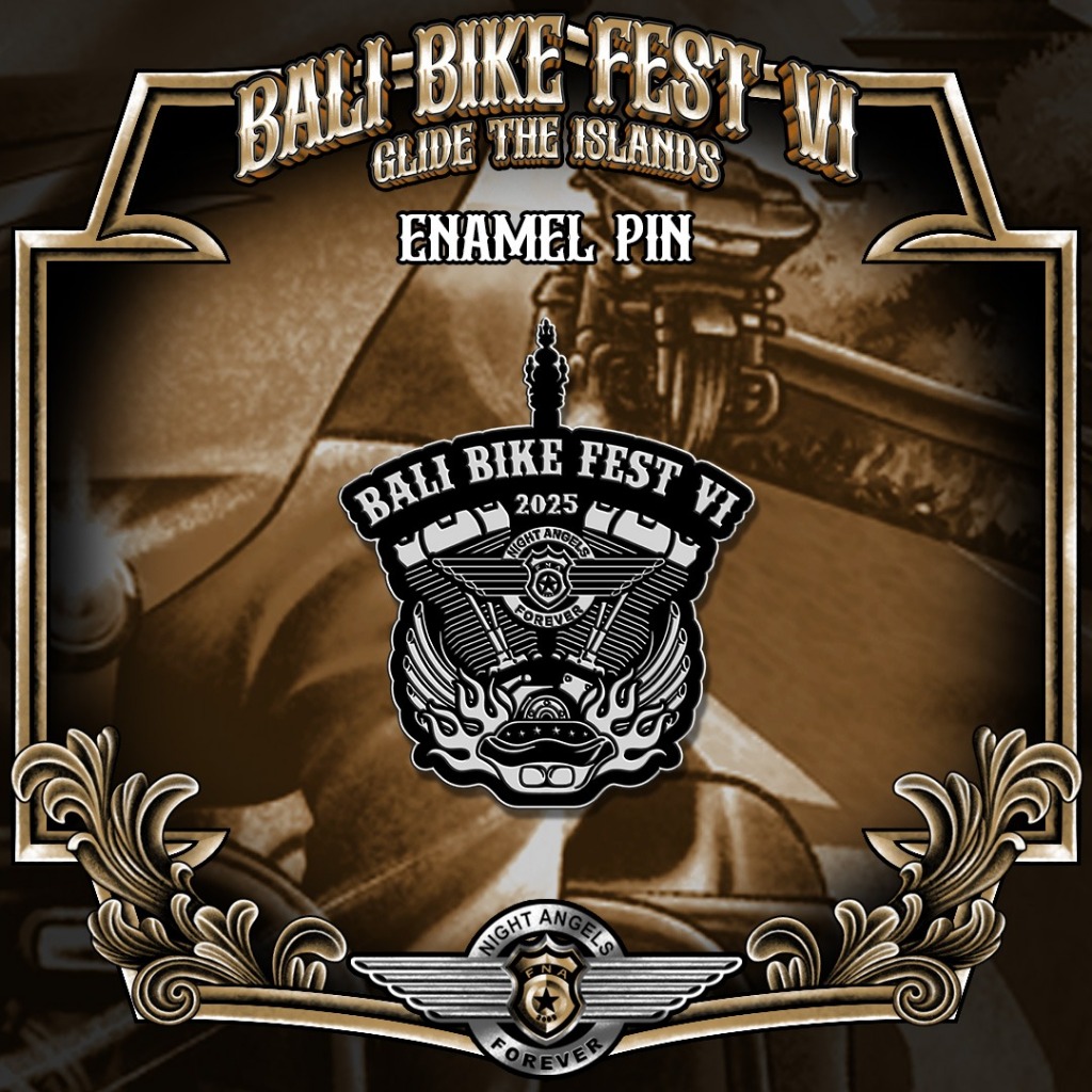 Jual ENAMEL PIN | BALI BIKE FEST VI - GLIDE THE ISLANDS | Shopee Indonesia
