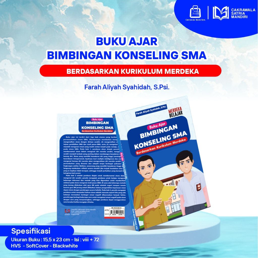 Jual BUKU AJAR BIMBINGAN KONSELING SMA KURIKULUM MERDEKA – Farah Aliyah ...