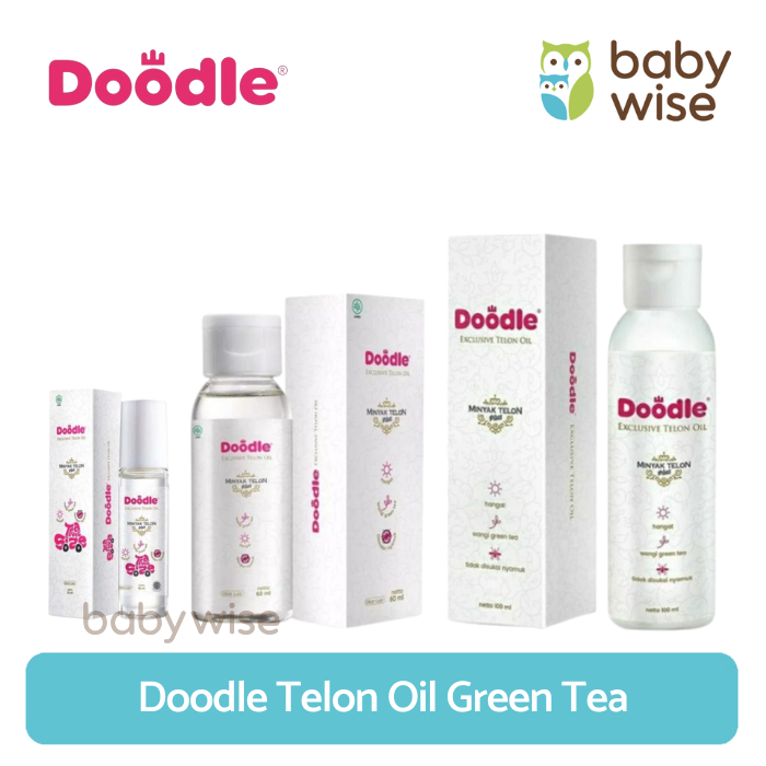 Jual Doodle Telon Oil Green Tea - Minyak Telon Doodle Penghangat Badan ...