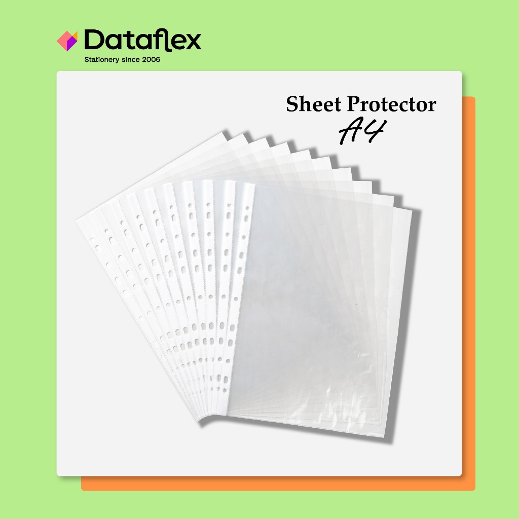 Jual PP Pocket / Sheet Protector A4 Dataflex (1 Pack isi 10 Lembar ...