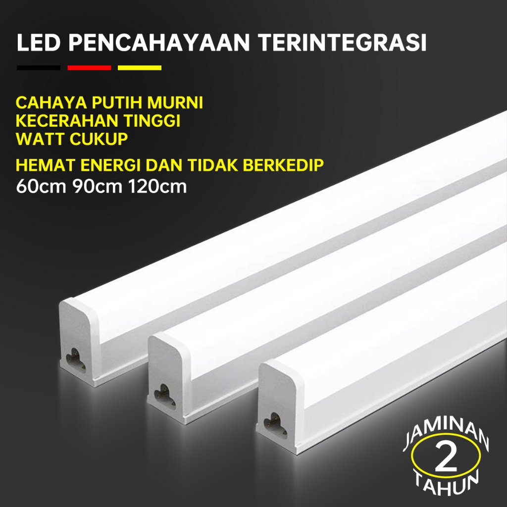 Jual Lampu tabung LED terintegrasi Lampu Tabung LED T5 9W 16W 20W 60 - 120cm Garansi Pipa ringan ...