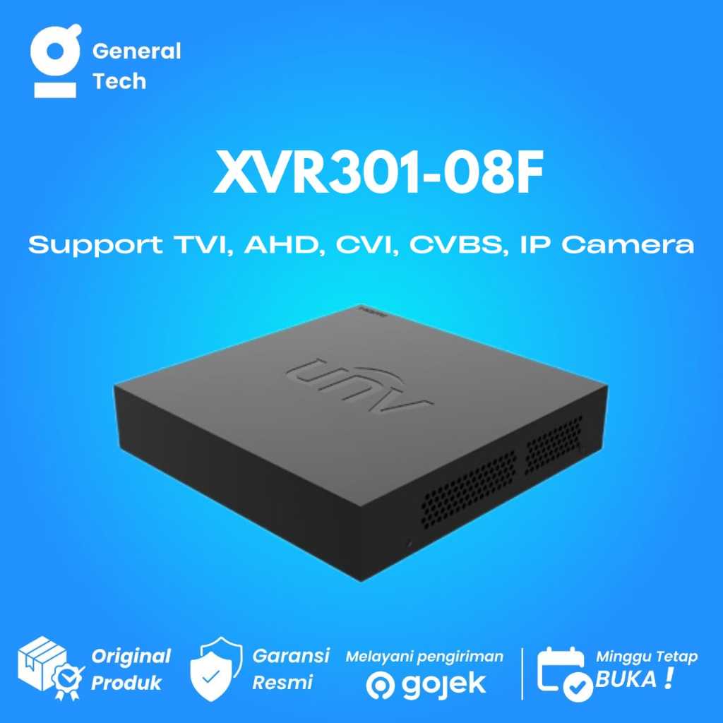 Jual DVR unv 8ch XVR301 08F / DVR 8 channel uniview analog | Shopee ...