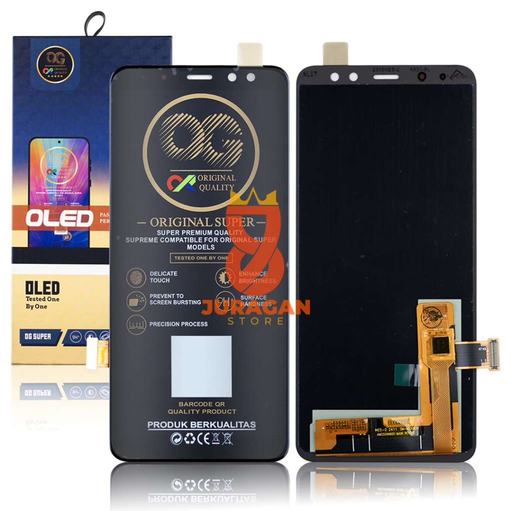 Jual SAMSUNG GALAXY A8 2018 A530 LCD TOUCHSCREEN COMPLETE ORIGINAL ...