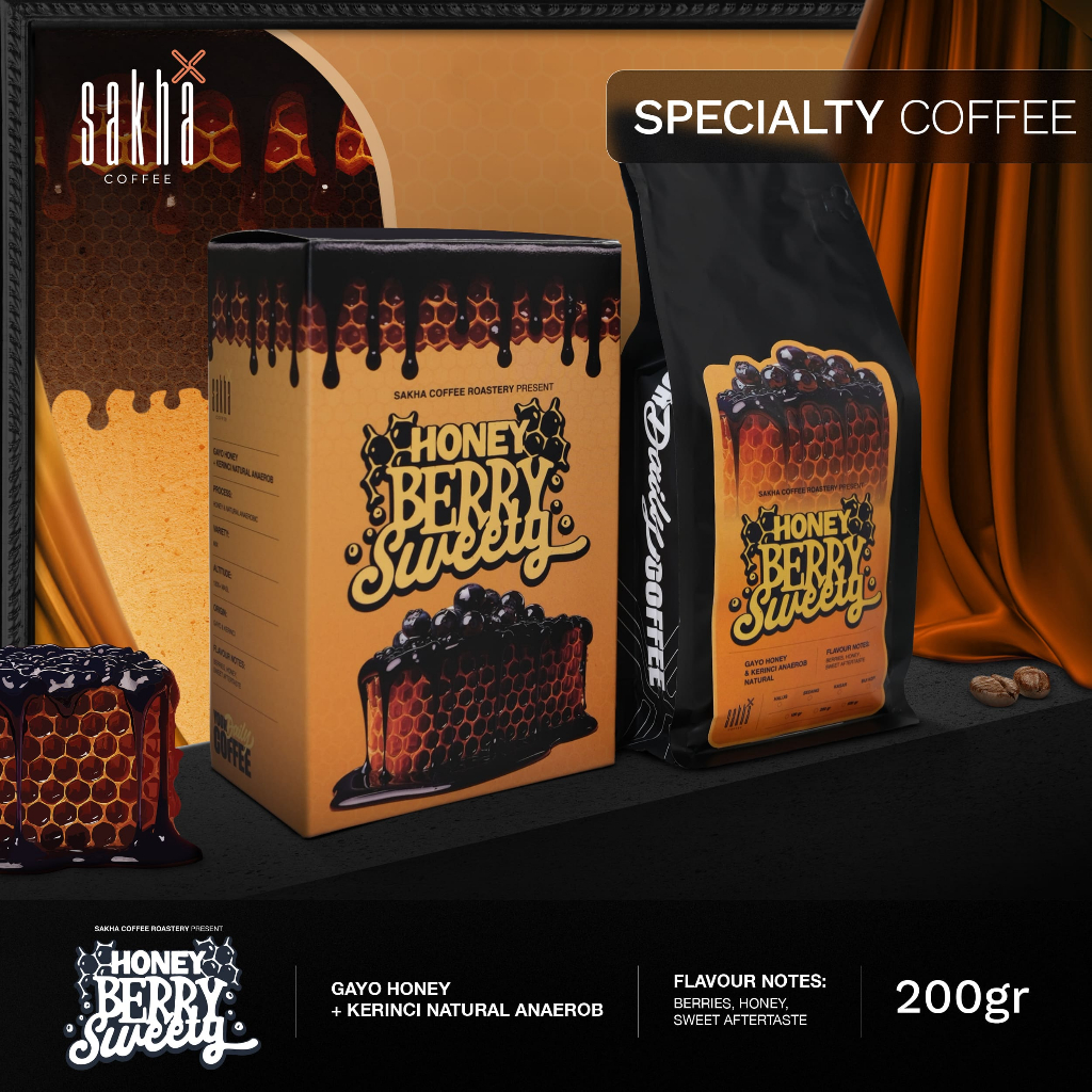 Jual BIJI KOPI ARABICA HONEY BERRY SWEETY Specialty Arabika by Sakha ...