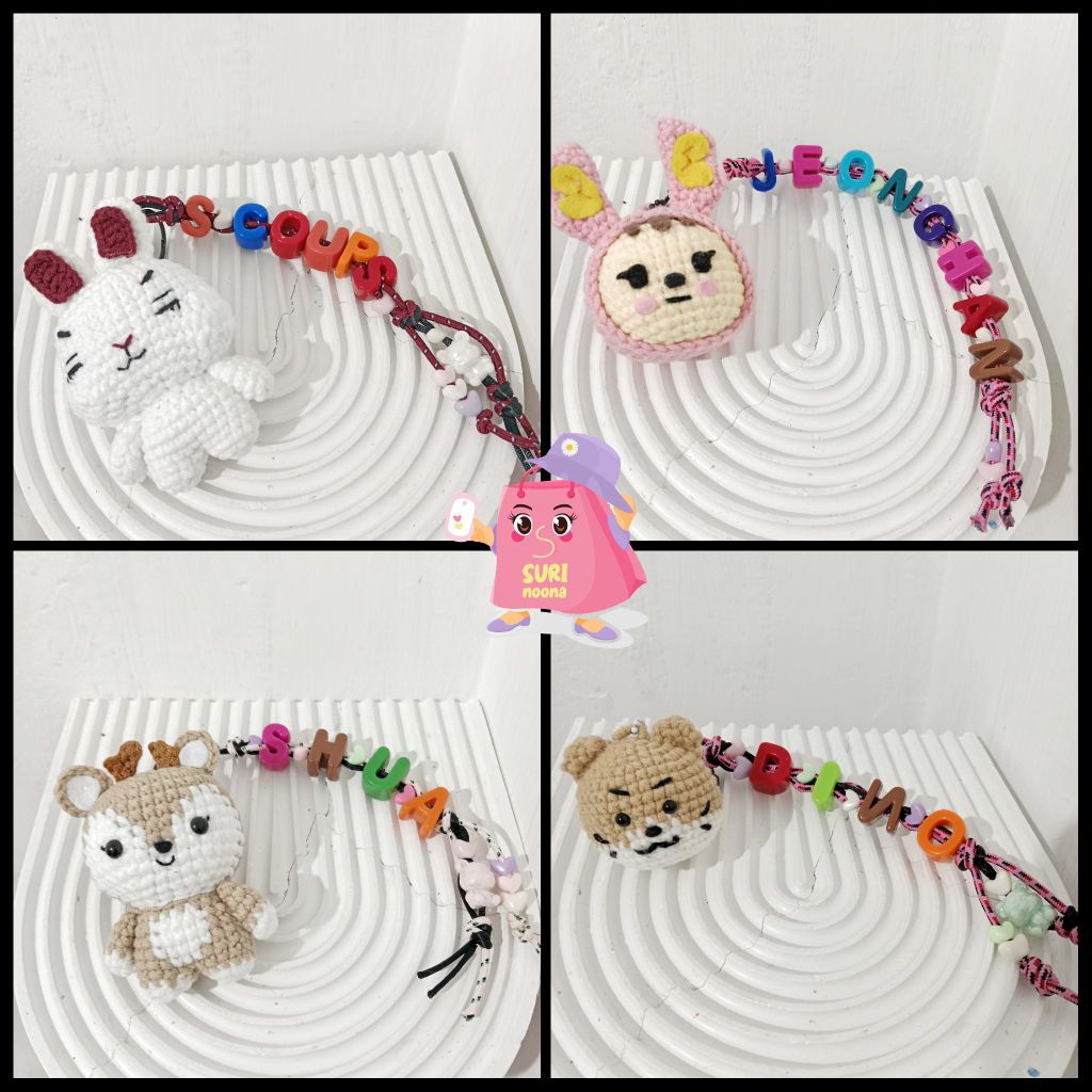 Jual Seventeen miniteen svt / bag charm gantungan tas karakter scoups ...