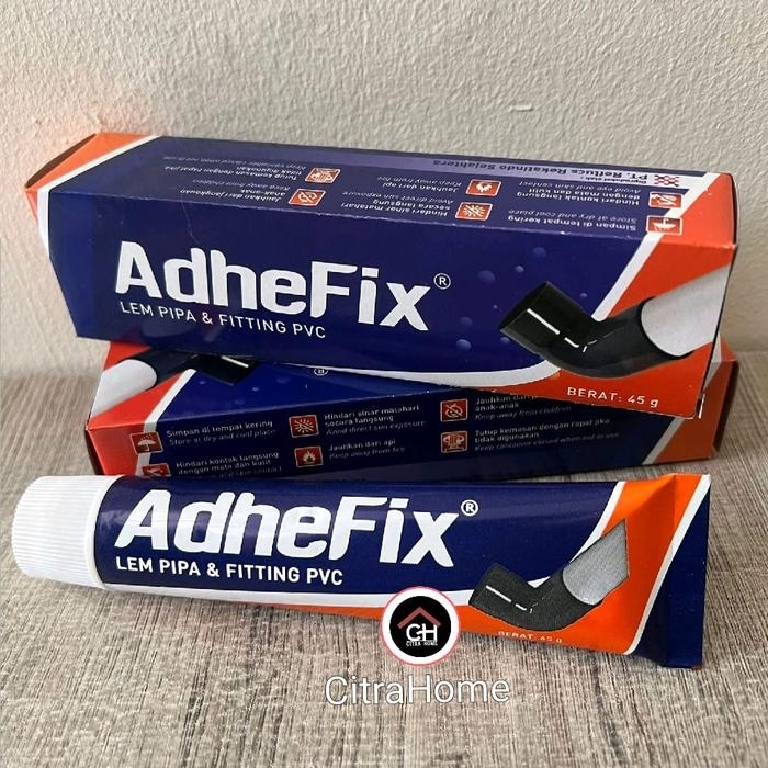 Jual Lem ADHEFIX Lem Pipa Fitting Super Kuat 45gr 45gram 45 gr 45g 45 ...