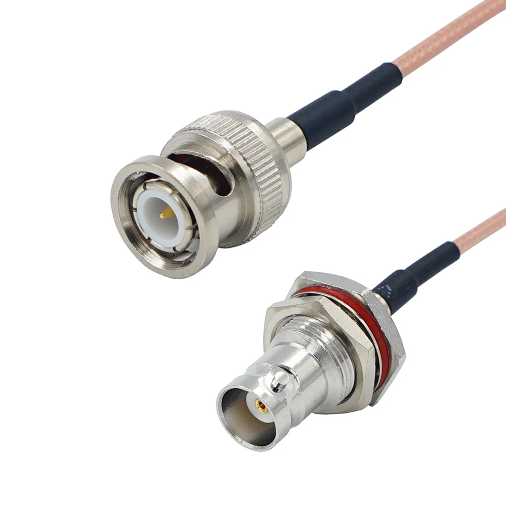 Jual Kabel Pigtail RG316 50ohm BNC Male ke BNC Female Bulkhead Panjang 1 Meter | Shopee Indonesia