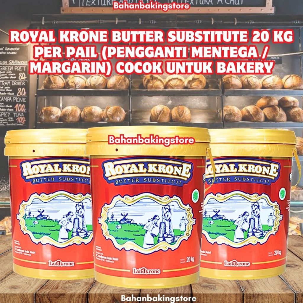 Jual ROYAL KRONE BUTTER SUBSTITUTE 20 KG PER PAIL (PENGGANTI MENTEGA / MARGARIN) COCOK UNTUK ...
