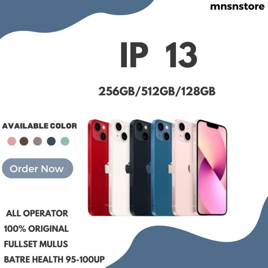 Jual IP 13 /14 128GB 256GB 512GB Second ORIGINAL 100% MULUS NORMAL FULLSET GOOD CONDITIONS ...