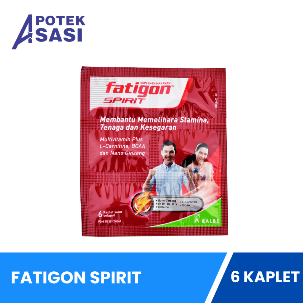 Jual Fatigon Multivitamin Mineral & Spirit @ 6 Kaplet | Shopee Indonesia