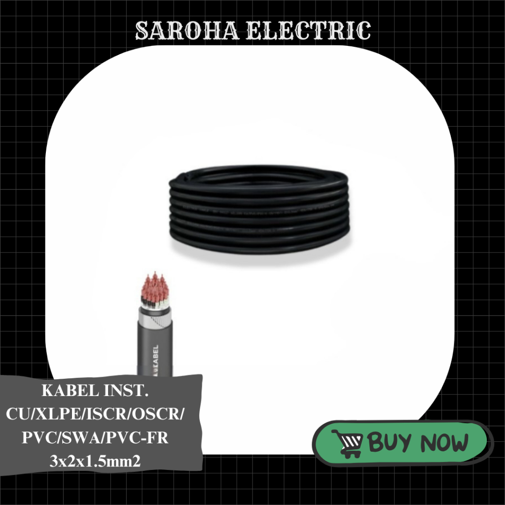 Jual KABEL INST. CU/XLPE/ISCR/OSCR/PVC/SWA/PVC-FR 3x2x1.5mm2 *FIRST ...