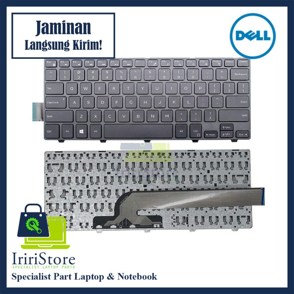 Jual Keyboard Laptop DELL Inspiron 14-3000, 14-3441, 14-3442, 14-5442 ...