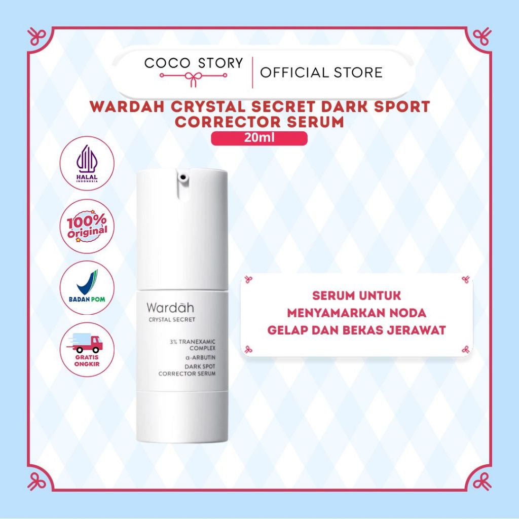 Jual Wardah 3% Tranexamic Acid + Alpha Arbutin Crystal Secret Dark Spot ...