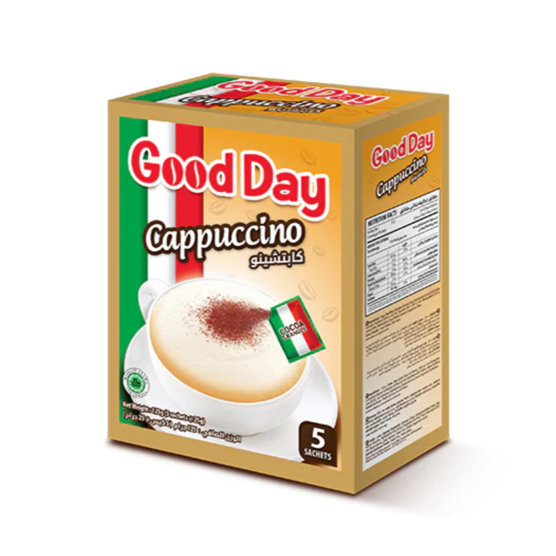 Jual Good Day Cappuccino 1 Dus 5x25gr Box Kopi Sachet | Shopee Indonesia