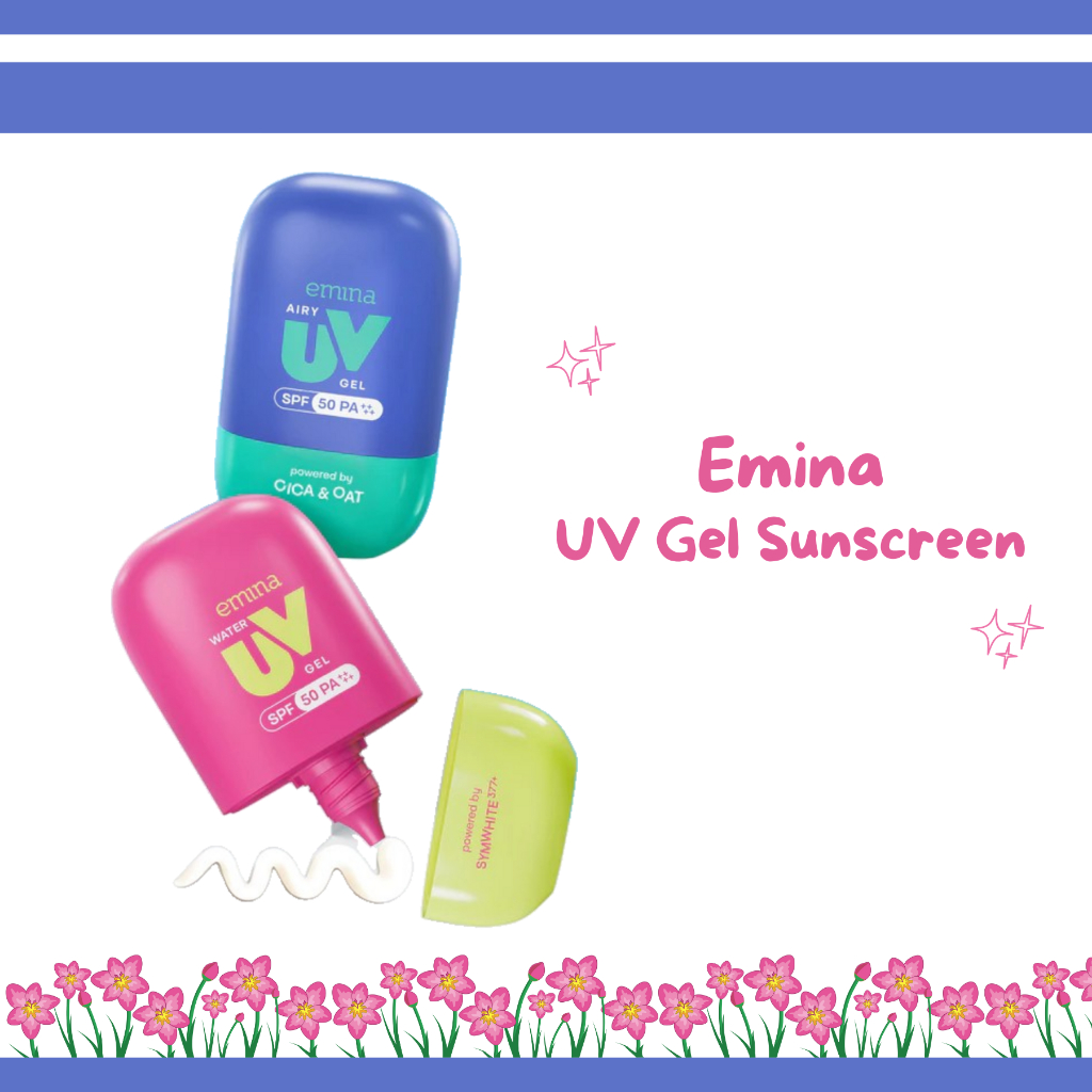 Jual Emina UV Gel Sunscreen SPF 50 PA++++ 25ml /Tabir Surya | Shopee ...