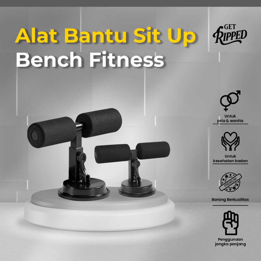 Jual GET RIPPED Alat Bantu Sit up / Bench Fitness / Olahraga dirumah ...