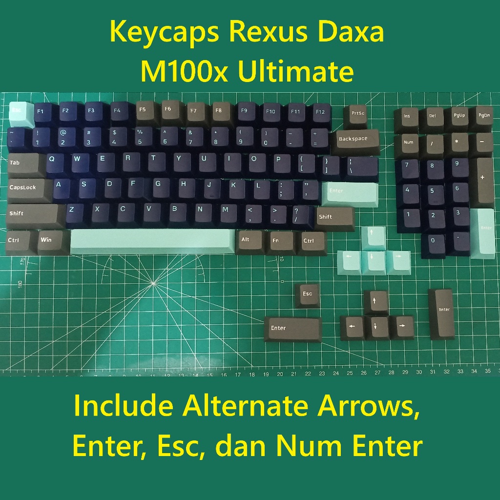 Jual Rexus Daxa M100X Ultimate KEYCAPS Copotan | Shopee Indonesia