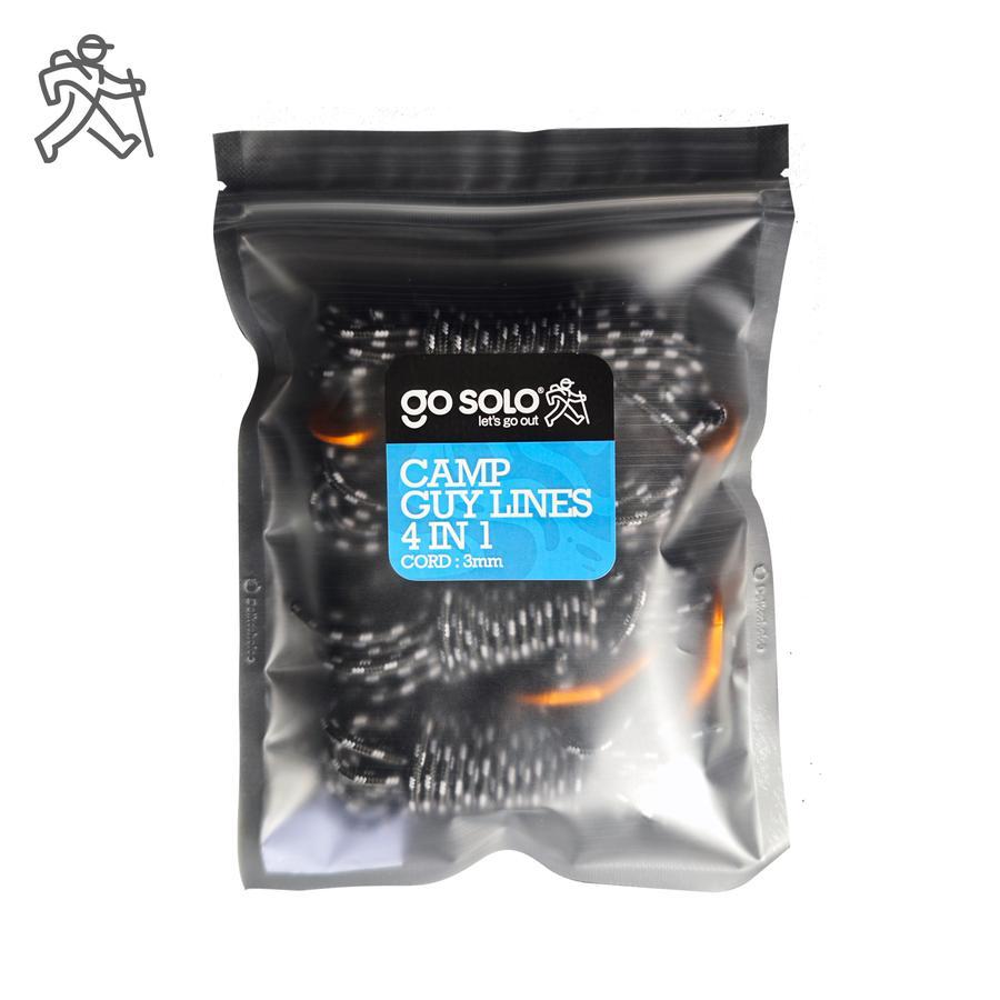 Jual Go Solo Camp Guy Lines (4 in 1) 3mm - Black | Shopee Indonesia