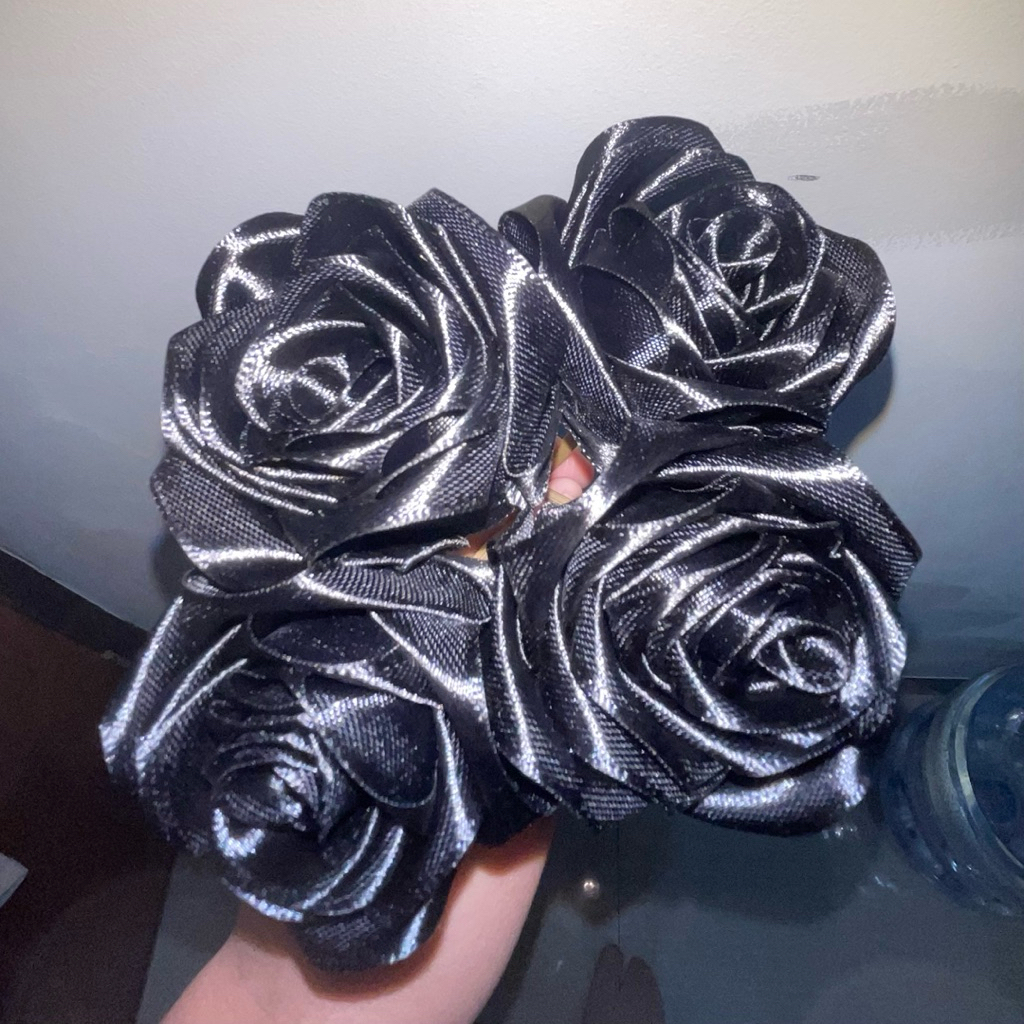 Jual Bunga Satin Diameter 5cm +-/Bunga Artificial/Bunga Satin Tangkai ...