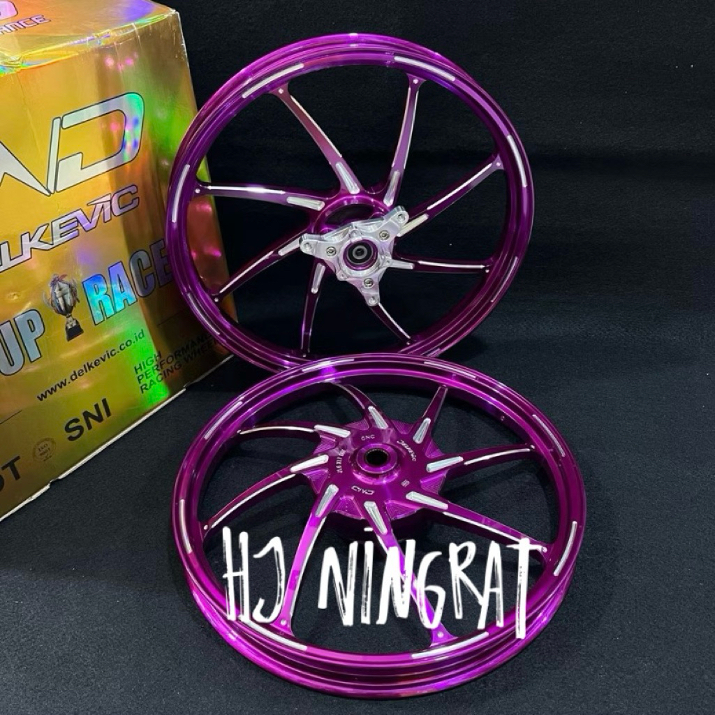Jual VELG/PELAK RACING DELKEVIC M8 STAR CNC 160x17 & 160x17 MODEL ...