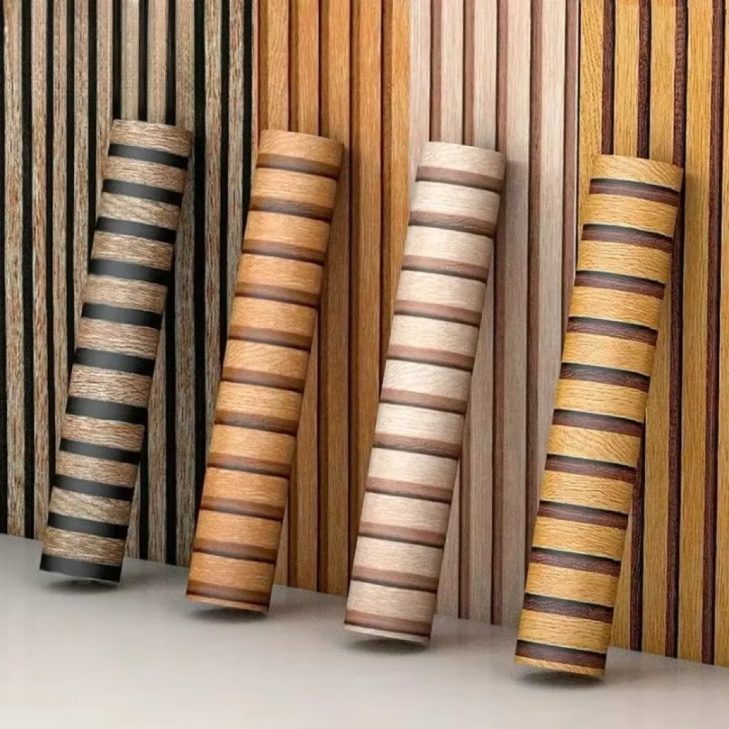 Jual Wallpaper Dinding Stiker Elegan Panel Kayu Ukuran 8m s/d 9m x 45cm ...