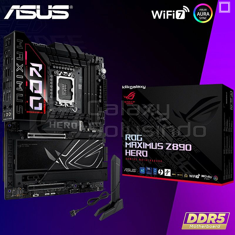 Jual ASUS ROG Z890 MAXIMUS HERO - Intel Z890 LGA1851 DDR5 Arrow Lake ...
