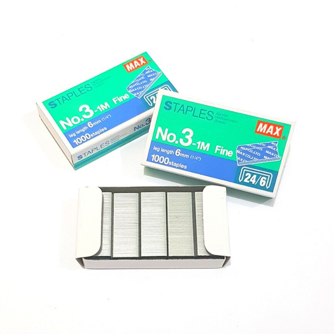 Jual MAX Staples / Isi Jepretan Merk Max No. 3-1M | Shopee Indonesia