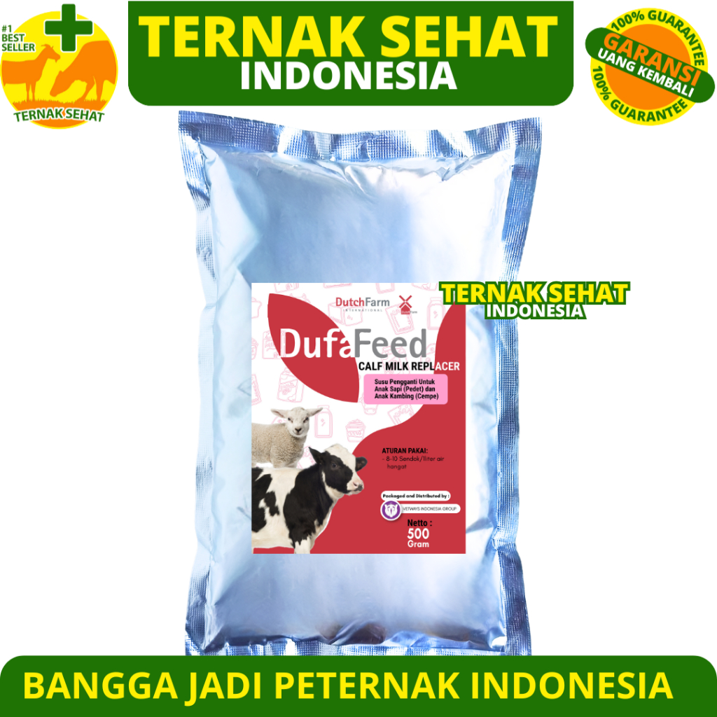 Jual SUSU DUFA FEED 500 GRAM - Dufafeed Susu Pengganti Induk Sapi Kambing Domba Anti Mencret ...