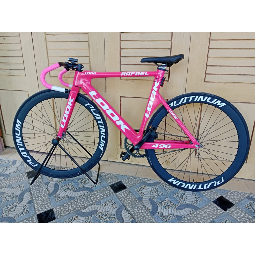Jual sepeda fixie look warna pink | Shopee Indonesia