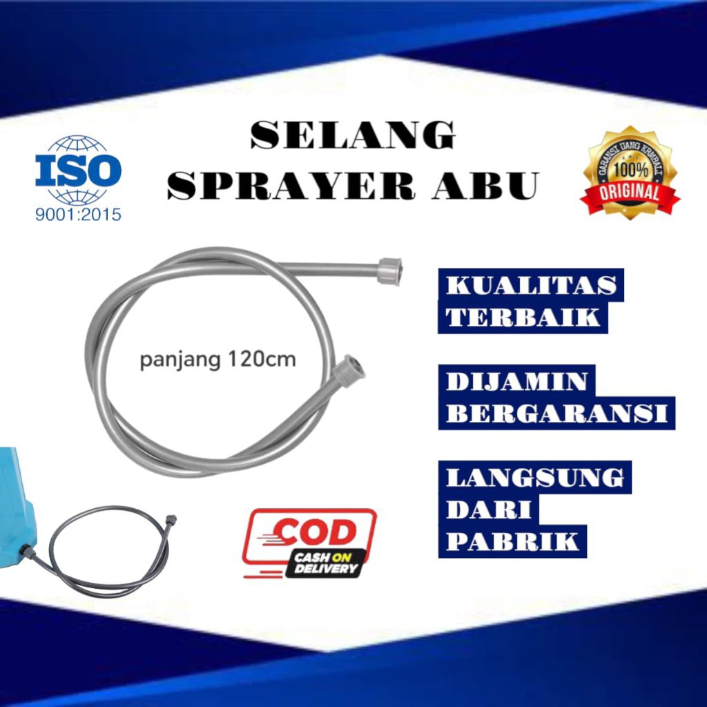 Jual selang pompa sprayer 831 abu-abu (selang sprayer pompa elektrik ...