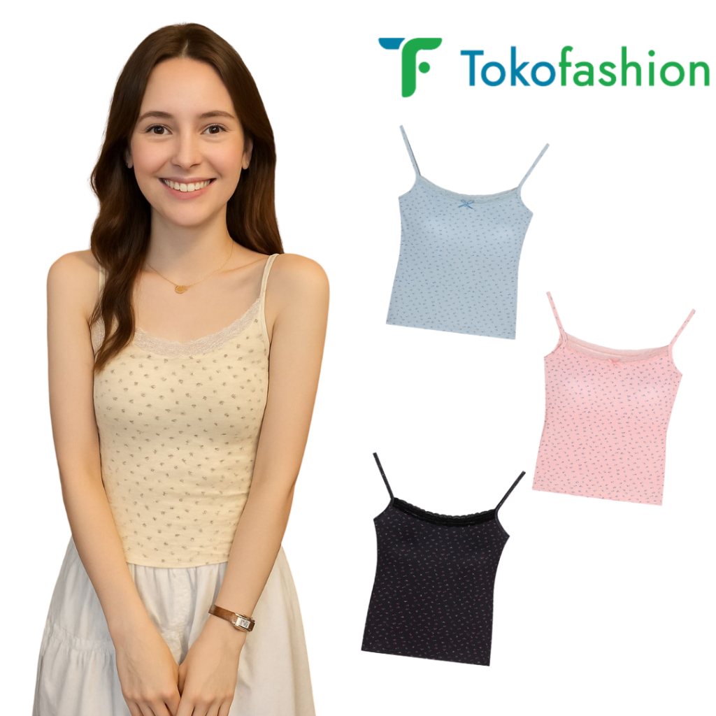 Jual Tokofashion Baju Tanktop Bra Bh Singlet Wanita Atasan Sexy Motif ...