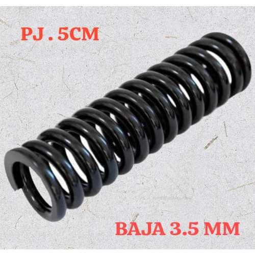 Jual Per Spring Tekan 3.5 mm Baja Panjang 5 cm | Shopee Indonesia