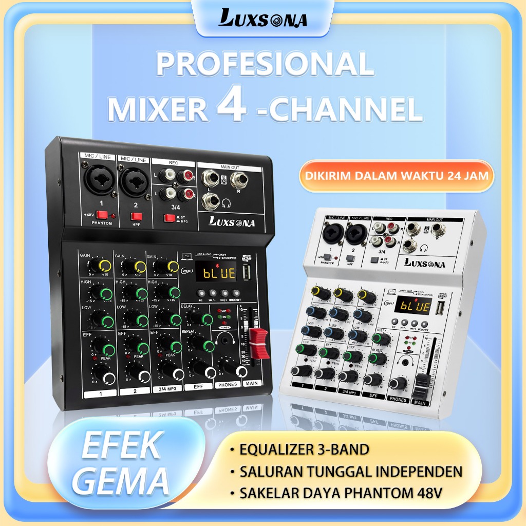 Jual Professional mixer 4 chanel /99DSP mixer audio/misker 4 chanel ...