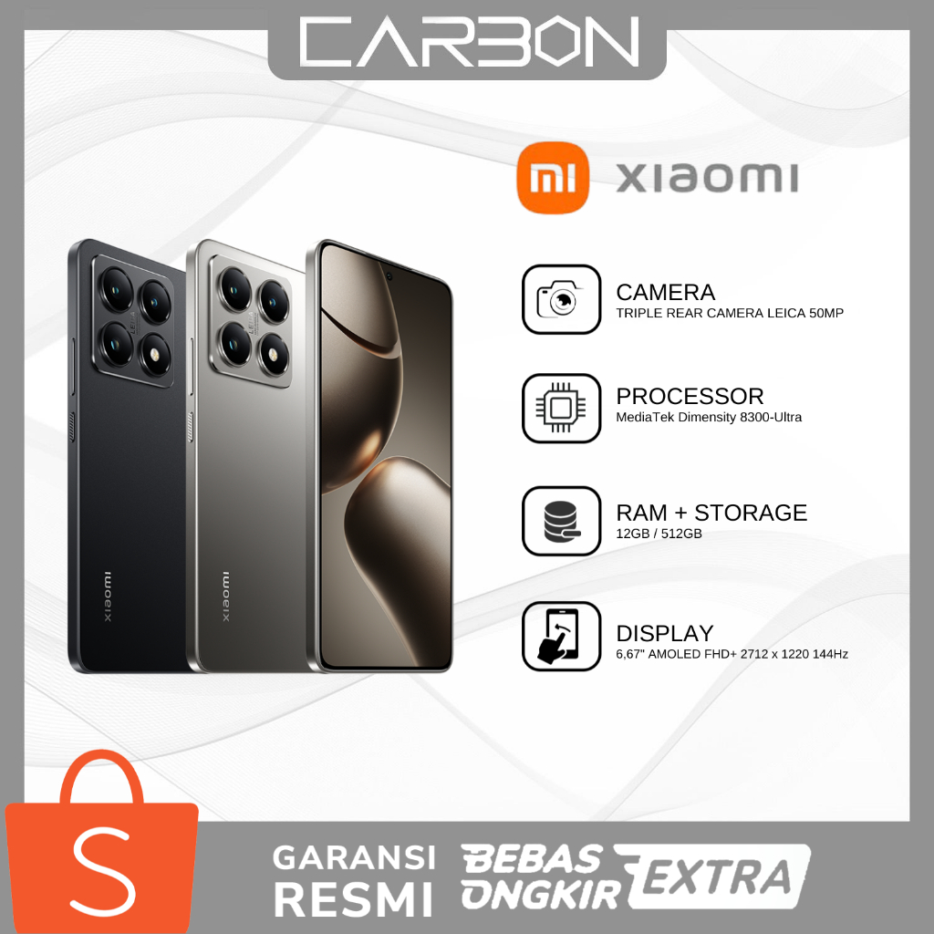 Jual [NEW] Xiaomi 14T 5G (12/512) | Leica Summilux Optical Lens | MediaTek Dimensity 8300-Ultra ...
