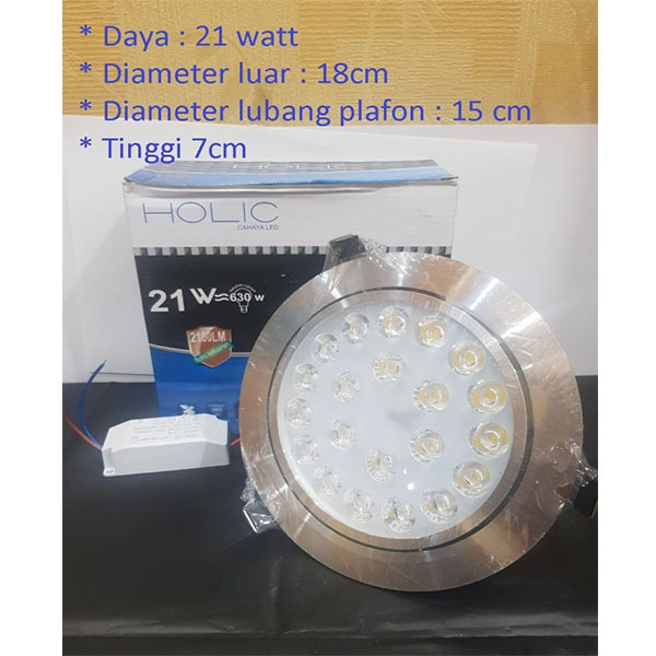 Jual Lampu Plafon LED 21 watt ( Holic -THD-008 ) | Shopee Indonesia
