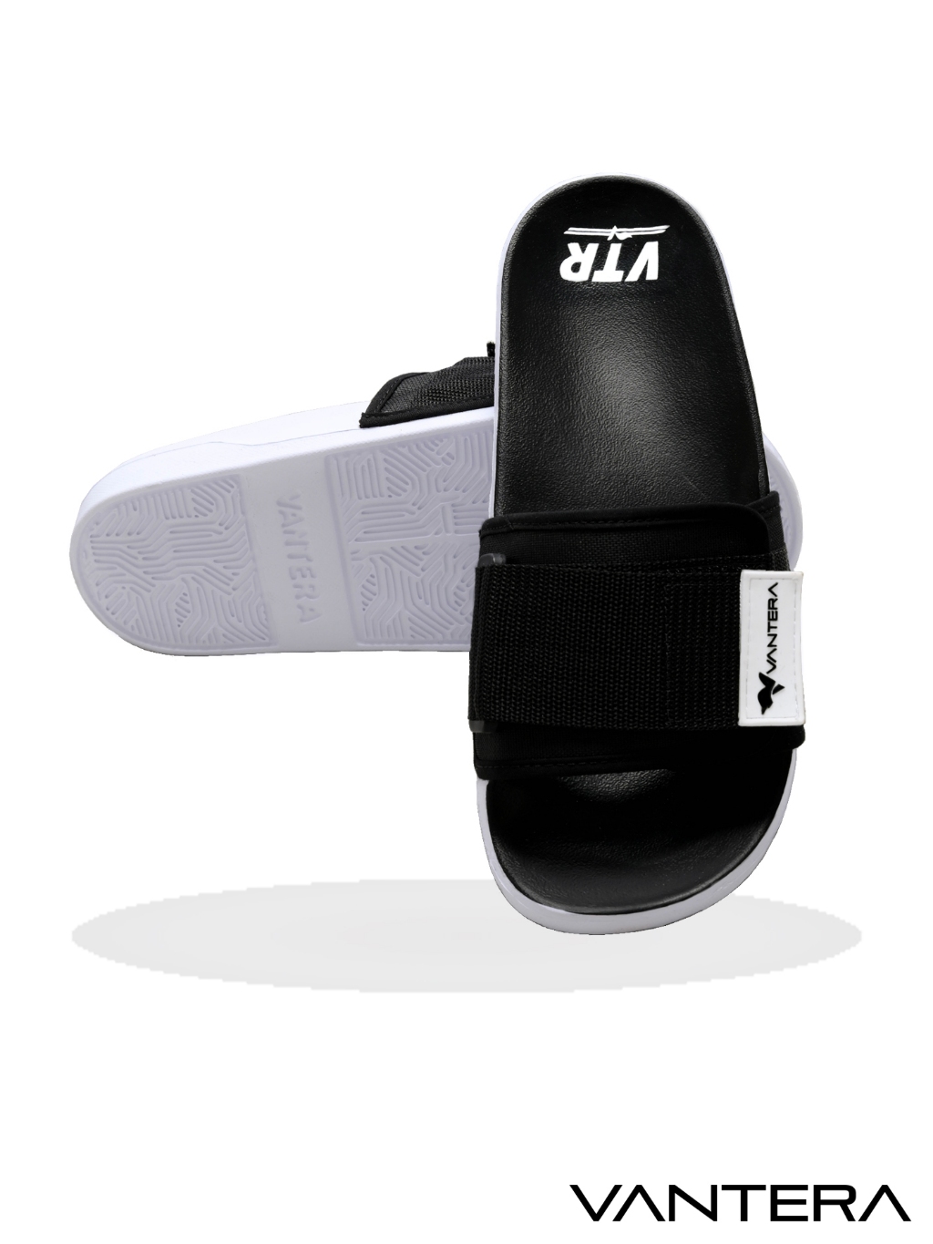 Jual Vantera Official - Lapland Black | Sandal Slipper | Sandal Pria ...