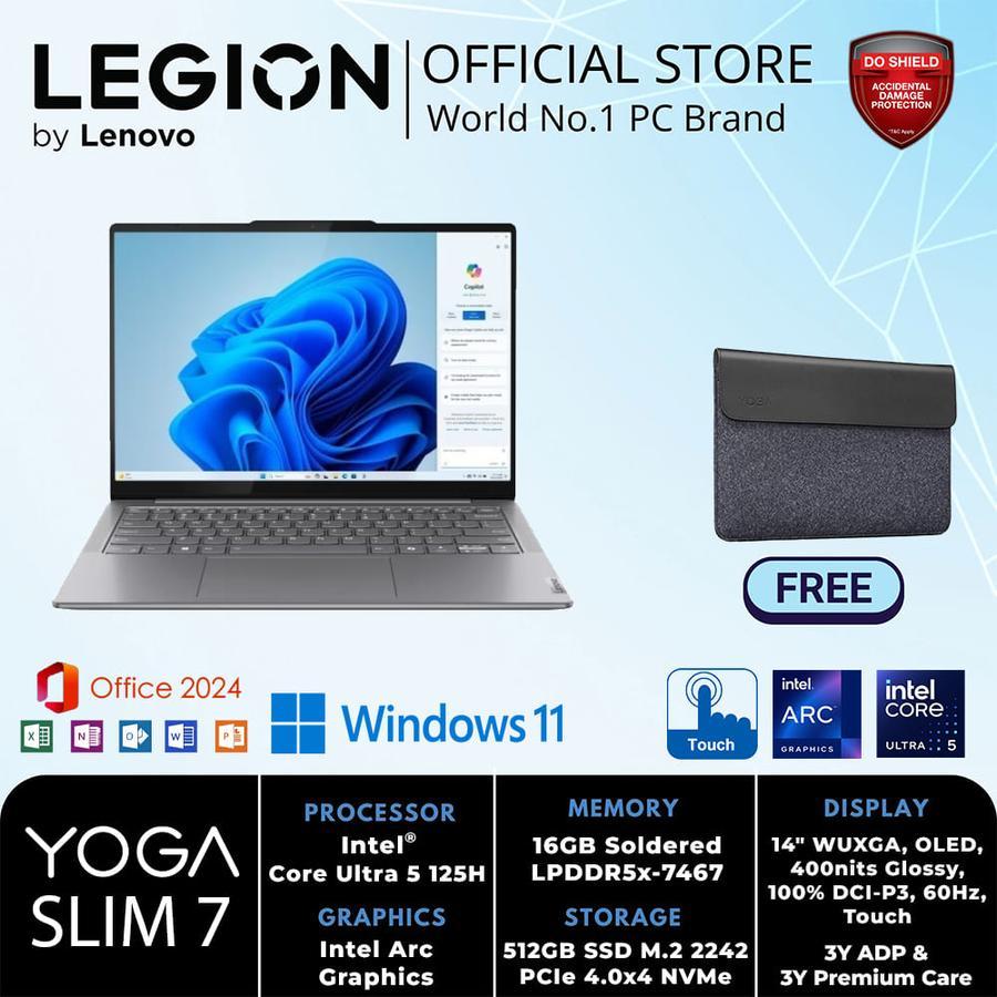 Jual LENOVO YOGA SLIM 7i 14IMH9 INTEL DMID ULTRA 5-125H 16GB 512GB ...