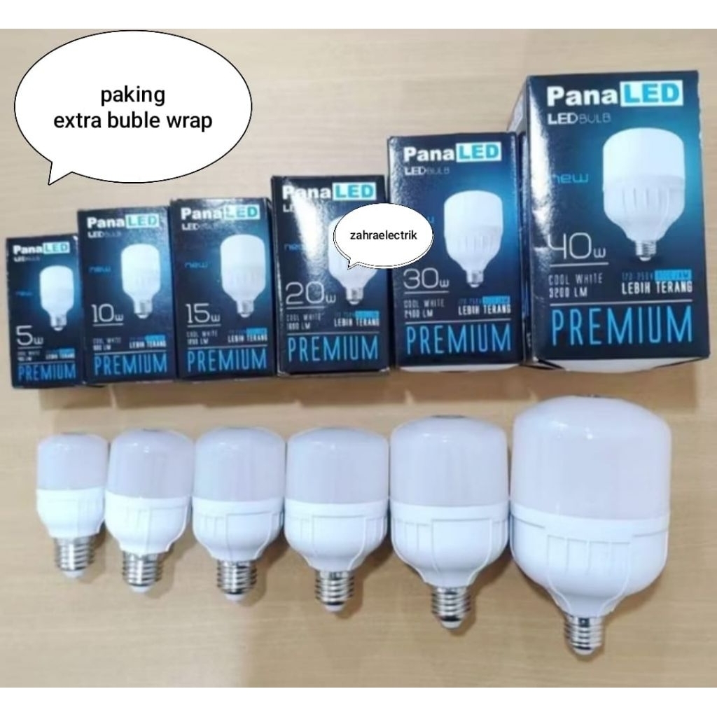 Jual BOHLAM LED PANALED / LAMPU LED PREMIUM 5W-50W | Shopee Indonesia
