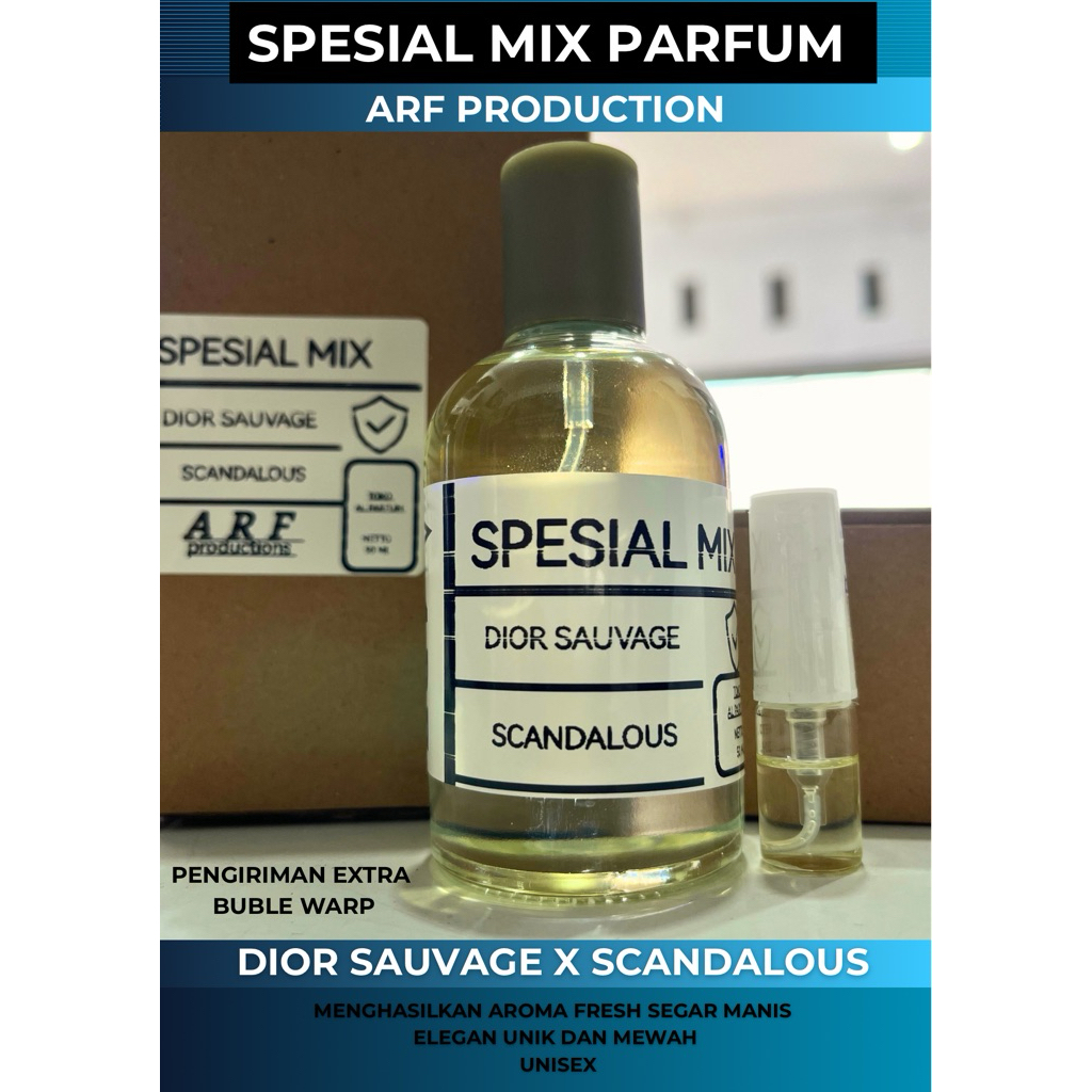 Jual [ARF] MIX PARFUM // D'SAVAGE X SCNDLS // SPESIAL MIX// MIXPARFUM ...