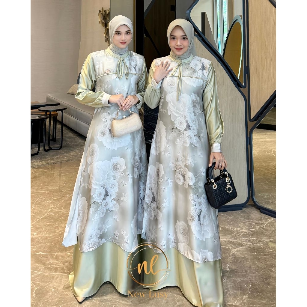 Jual VAYRA dres by New lusy terbaru gamis new lusy mewah simple ...